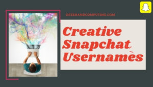 7900+ Good Snapchat Usernames Ideas (2026) Cool, Cute Names