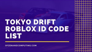 Tokyo Drift Roblox ID Code (2026) Song / Music ID Codes