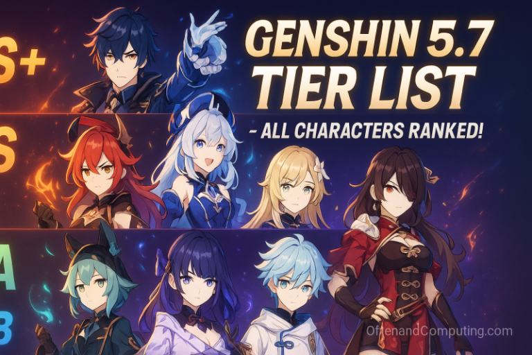 Genshin Impact Tier List (June 2026) V5.7 Best Characters