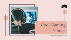 6800+ Good Gaming Names List (2025) Cool, Unique, Short