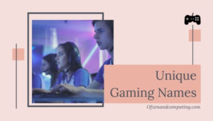 6800+ Good Gaming Names List (2025) Cool, Unique, Short