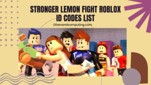 Stronger Lemon Fight Roblox ID Codes (2025) Song / Music IDs
