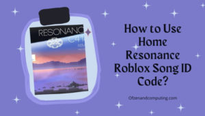 Home Resonance Roblox ID Codes (2026) Odyssey Song / Music