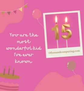 2800+ Cute 15th Birthday Captions For Instagram (2025) Funny