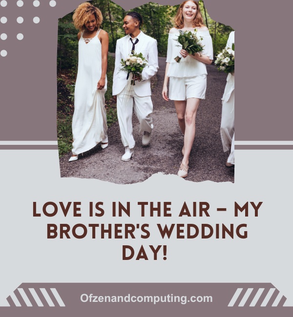 Brother Wedding Captions For Instagram In Hindi At Megan Elena Blog