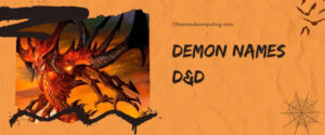 5500+ Demon Names List (2026) Hunter, Female, Male, Cool