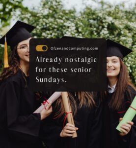 2100+ Senior Sunday Captions For Instagram (2026) Funny, Cute