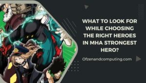 MHA The Strongest Hero Tier List (January 2025) My Hero Academia