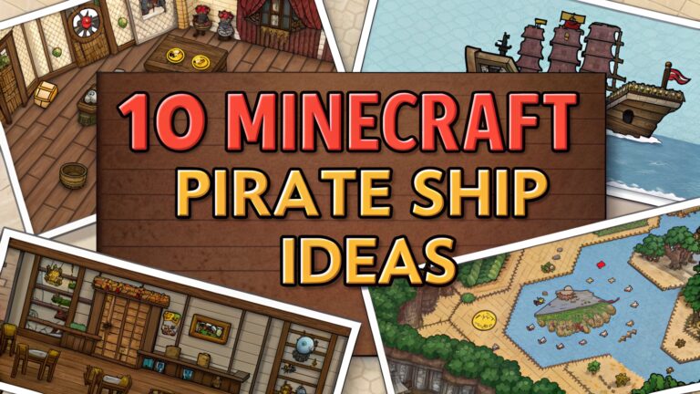 10 Epic Minecraft Pirate Ships Ideas You Need to Build Now!