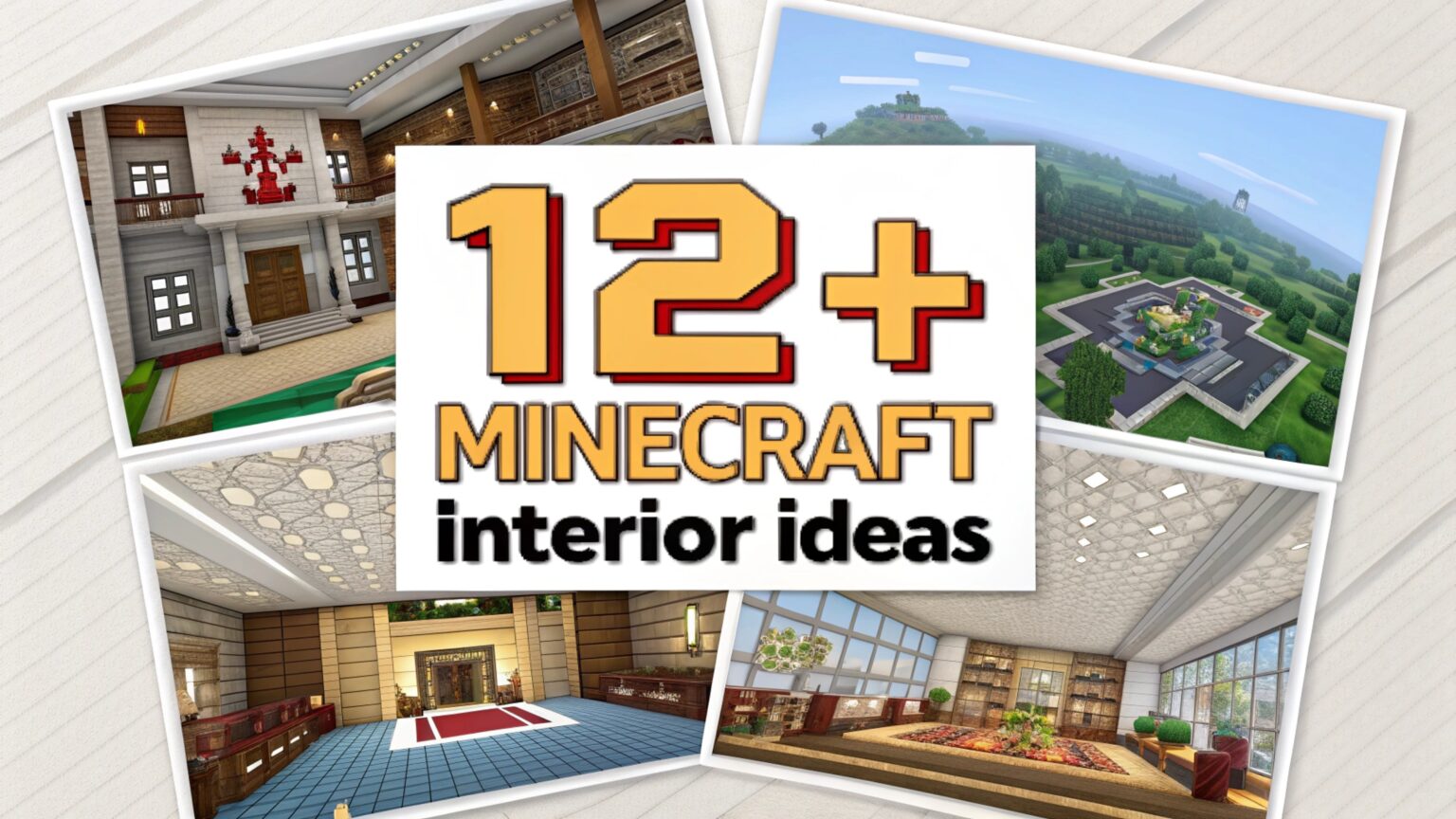 12+ Genius Minecraft Interior Ideas You Must Try!
