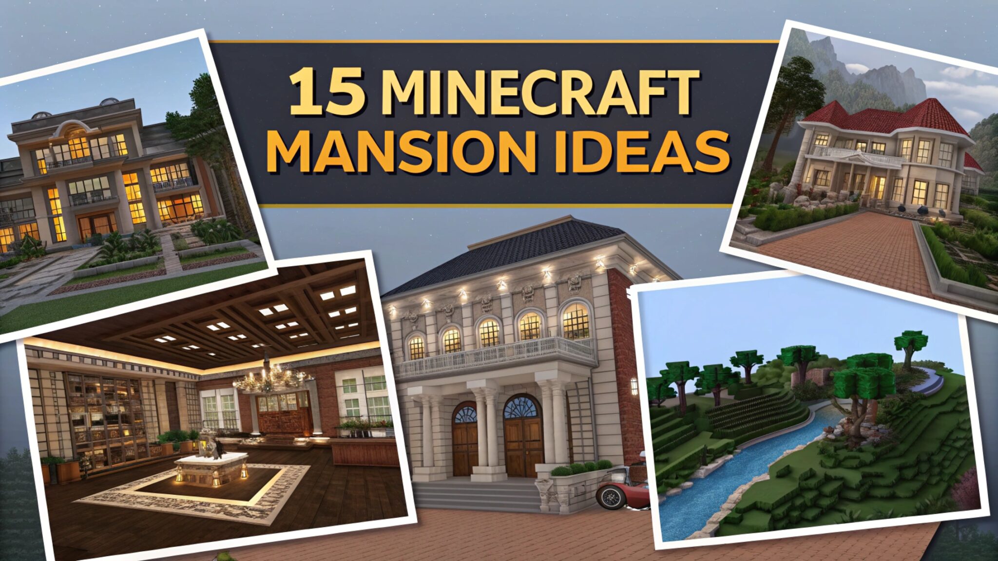 15 Insane Minecraft Mansions Ideas You Need to Build!