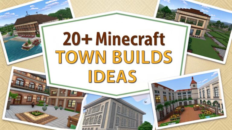 20+ Minecraft Town Builds That Will Blow Your Mind!