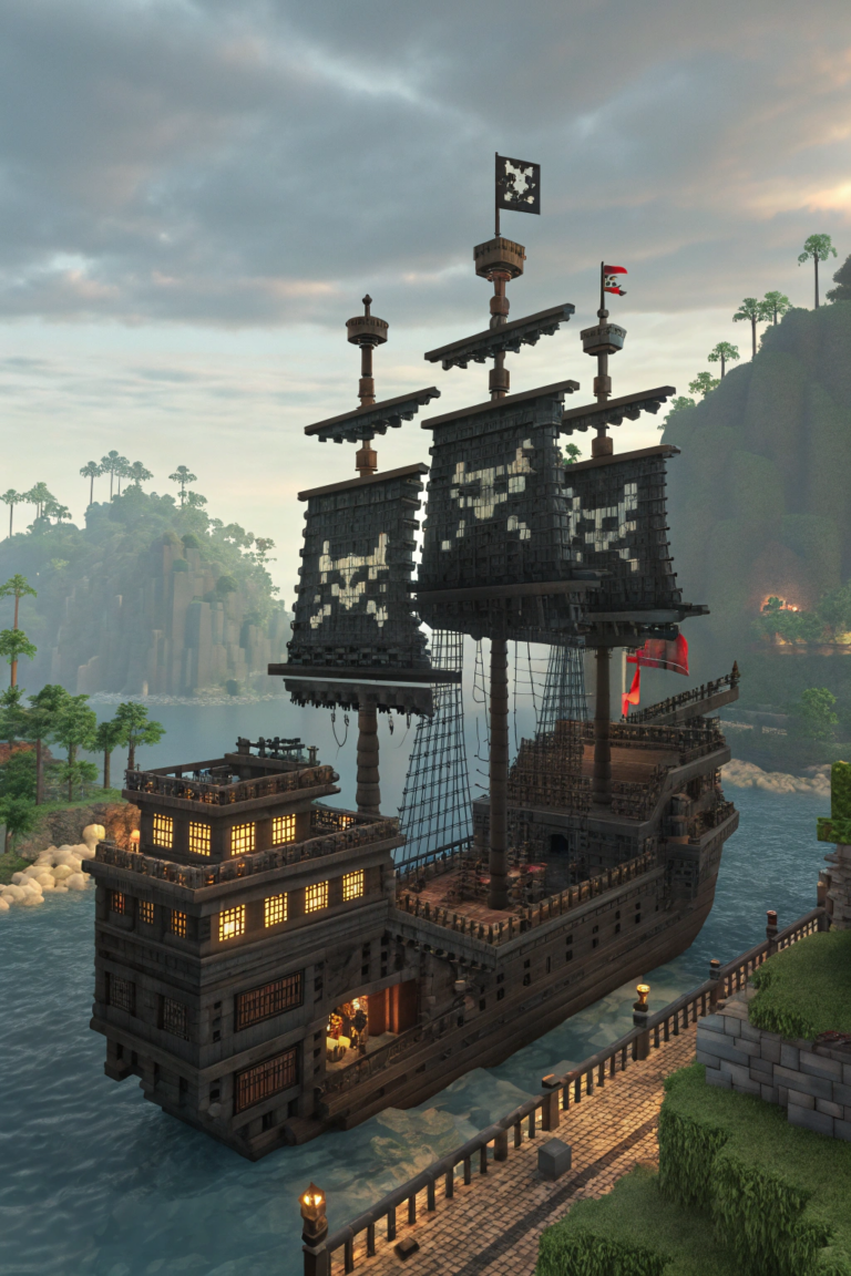 10 Epic Minecraft Pirate Ships Ideas You Need to Build Now!