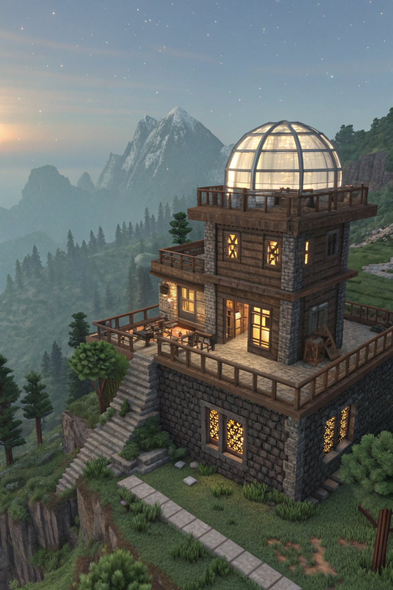 15+ Stunning Minecraft Mountain Cabins You Must Try!