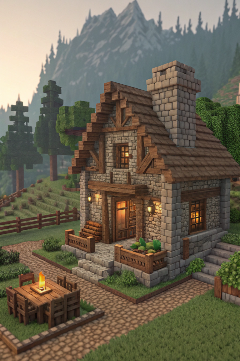 15+ Stunning Minecraft Mountain Cabins You Must Try!