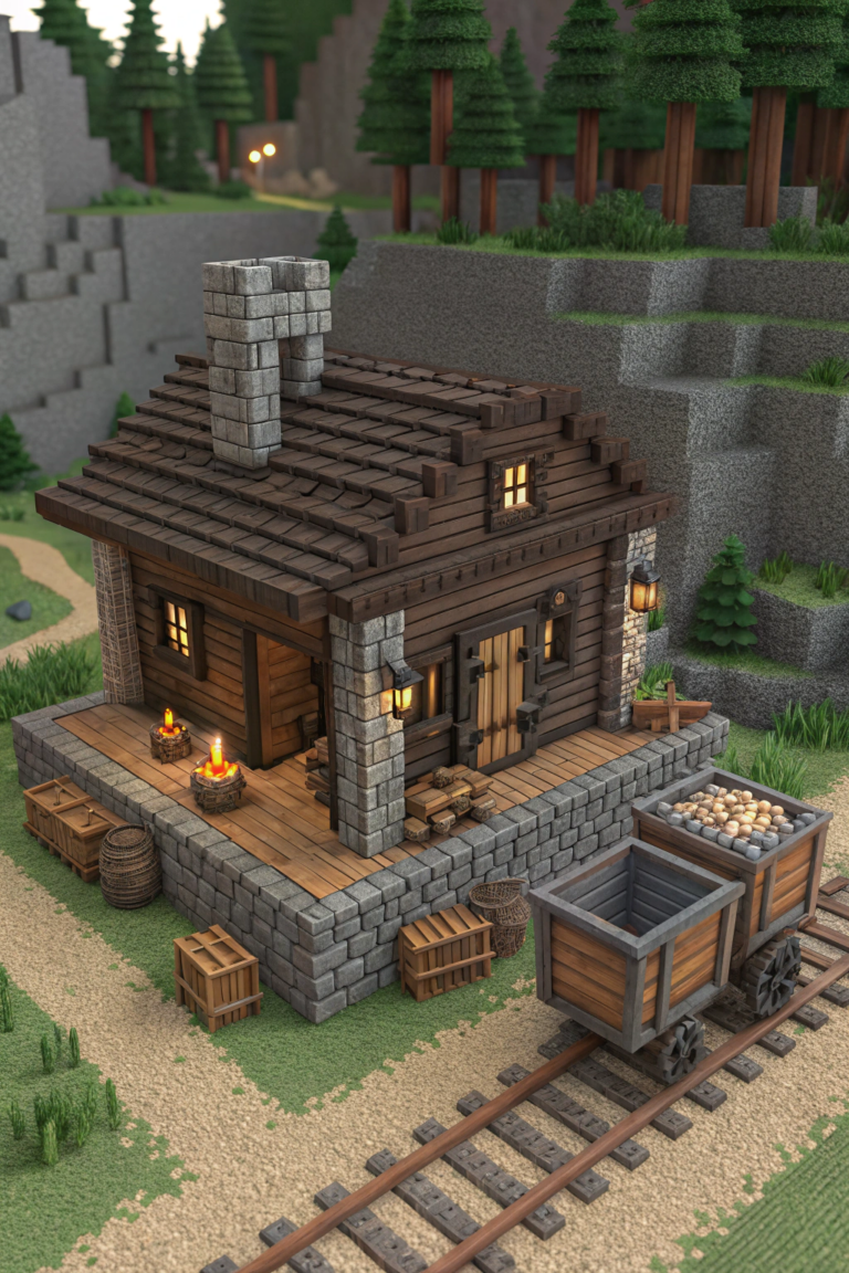 15+ Stunning Minecraft Mountain Cabins You Must Try!
