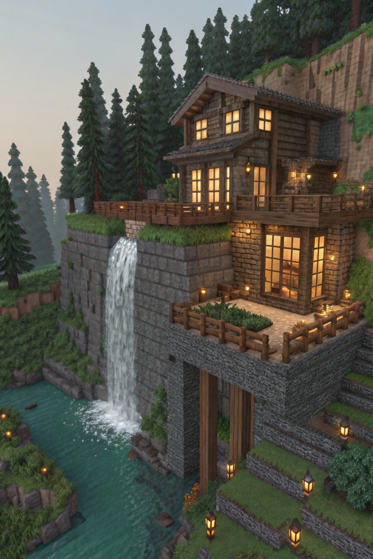 15+ Stunning Minecraft Mountain Cabins You Must Try!