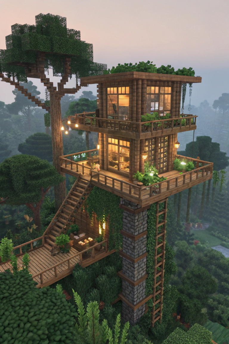 15+ Stunning Minecraft Jungle Houses to Build Now!
