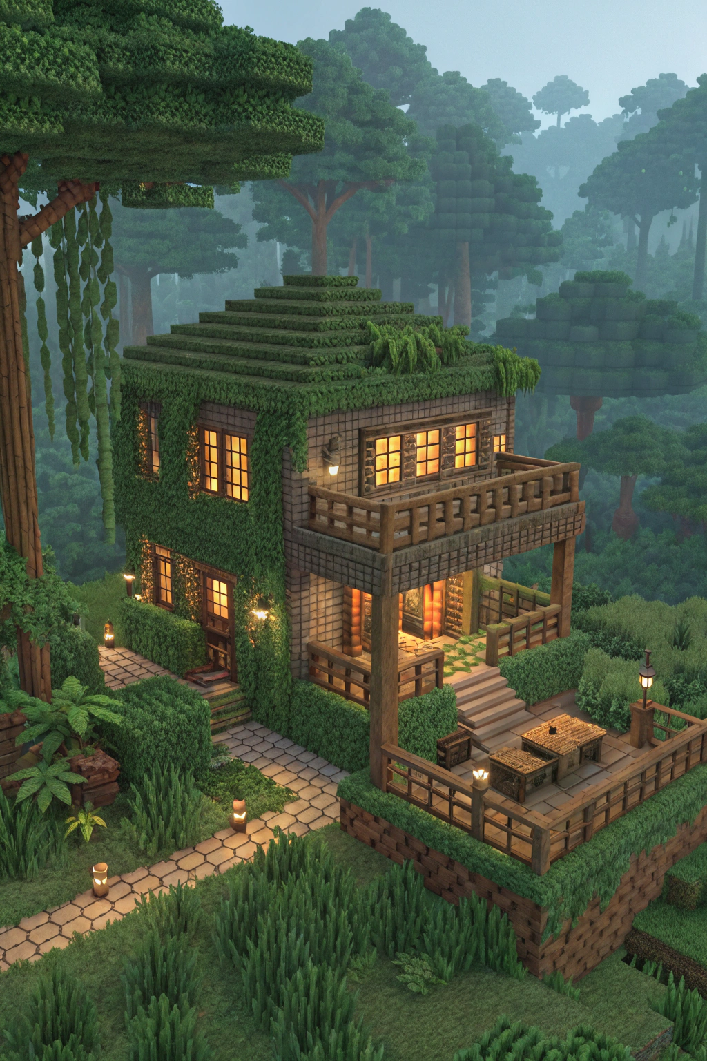 15+ Stunning Minecraft Jungle Houses to Build Now!