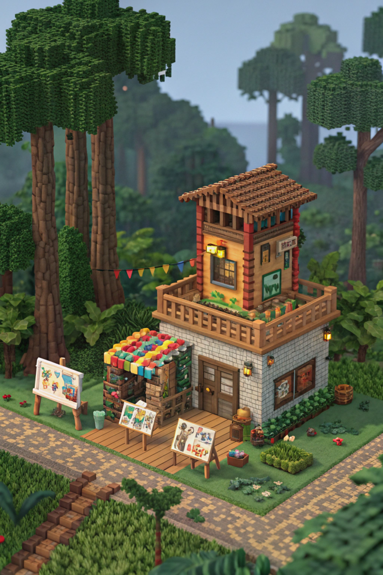 15+ Stunning Minecraft Jungle Houses to Build Now!