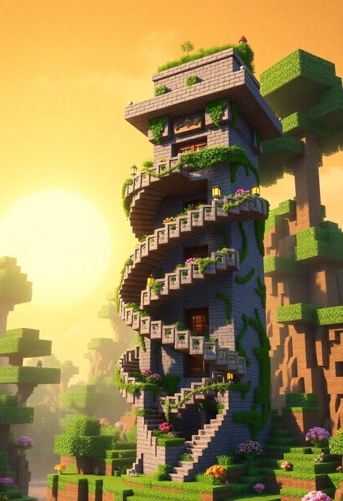 12 Minecraft Tower Designs : Build and Inspire You