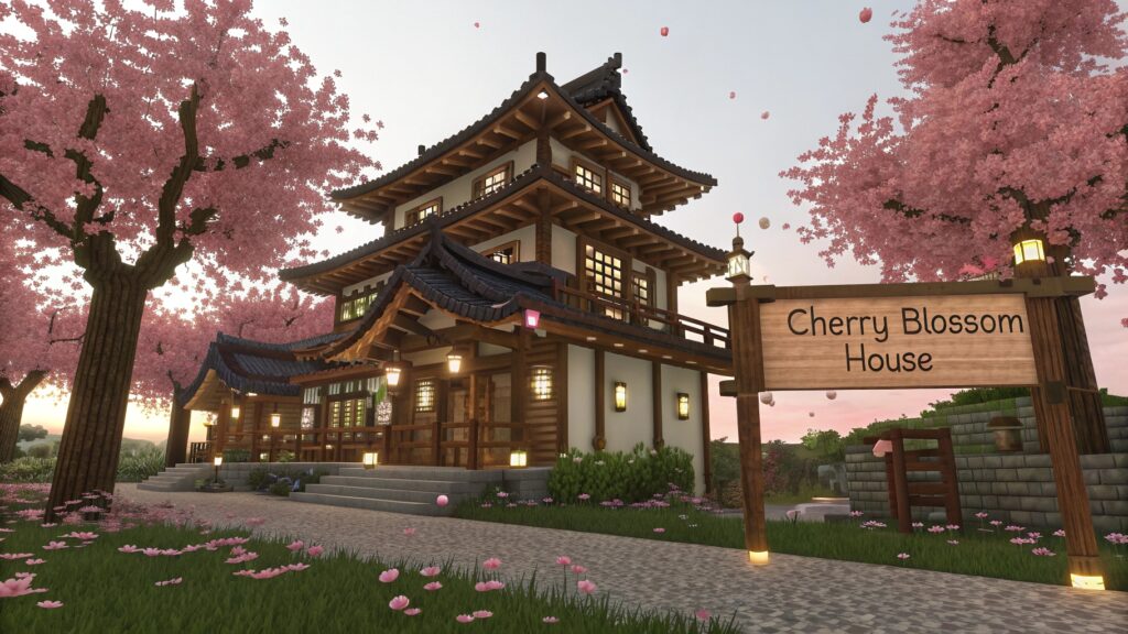 16 Cherry Blossom House Minecraft Builds: Create Yours Now