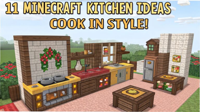 11 Best Minecraft Kitchen Builds for Stylish Cooking Spaces