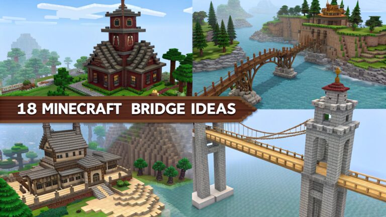 18 Best Minecraft Bridge Ideas: Cool & Creative Crossings