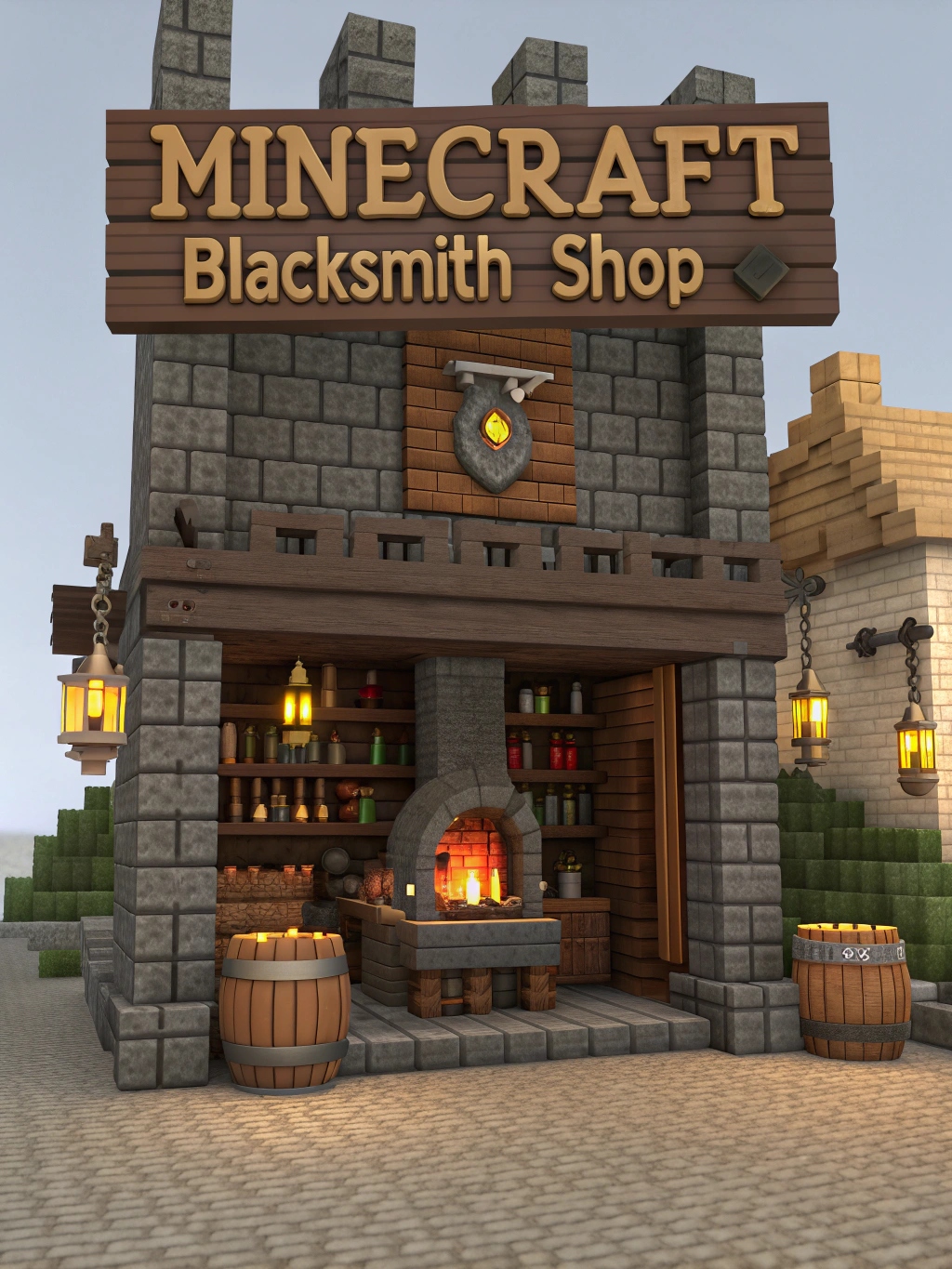 15 Minecraft Shops Ideas (2025): Design Your Town