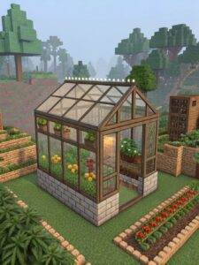 13 Minecraft Greenhouse Ideas: Grow Your Crops