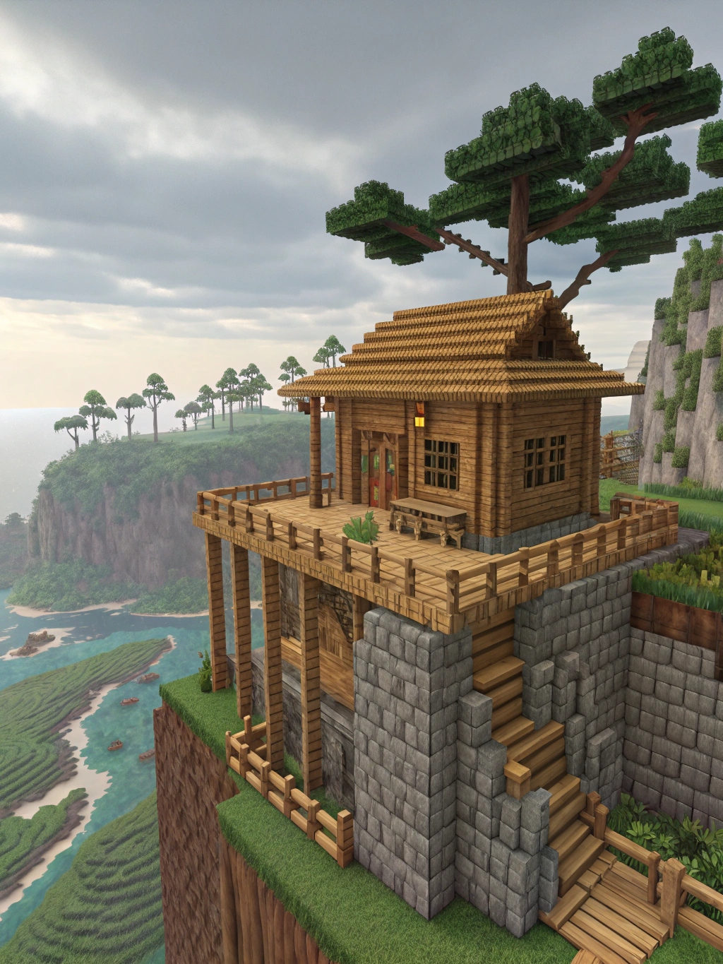10 Minecraft Cliff House Ideas - Epic Views and Inspiration