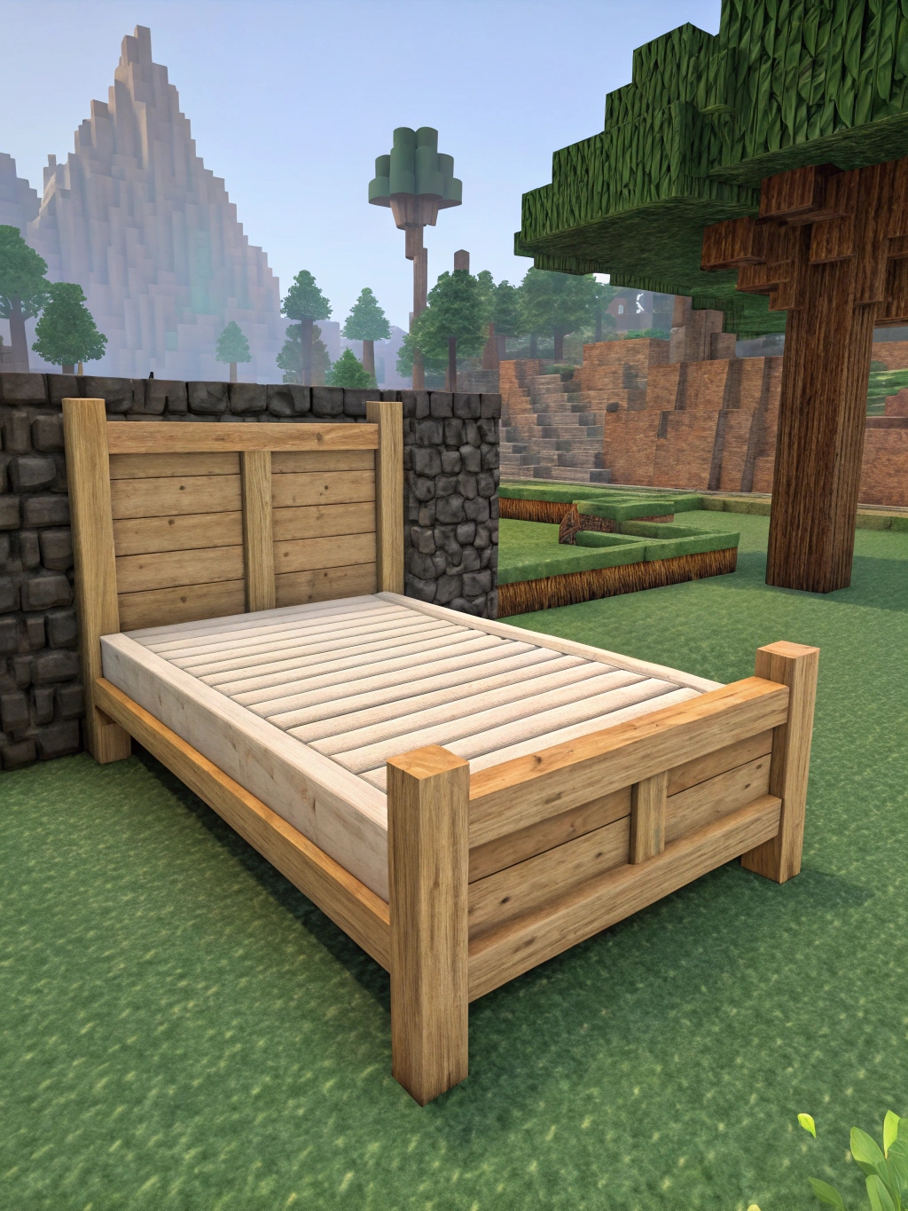19 Minecraft Bed Designs : Stylish and Cozy Sleeping