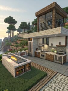 15 Minecraft Kitchen Ideas : Stylish and Functional Designs