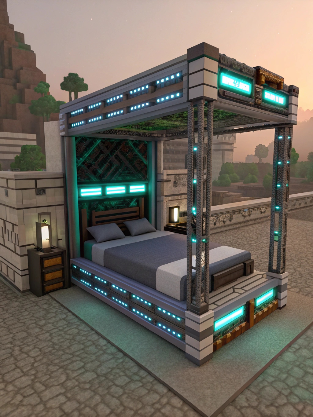 19 Minecraft Bed Designs : Stylish and Cozy Sleeping
