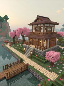 16 Cherry Blossom House Minecraft Builds: Create Yours Now