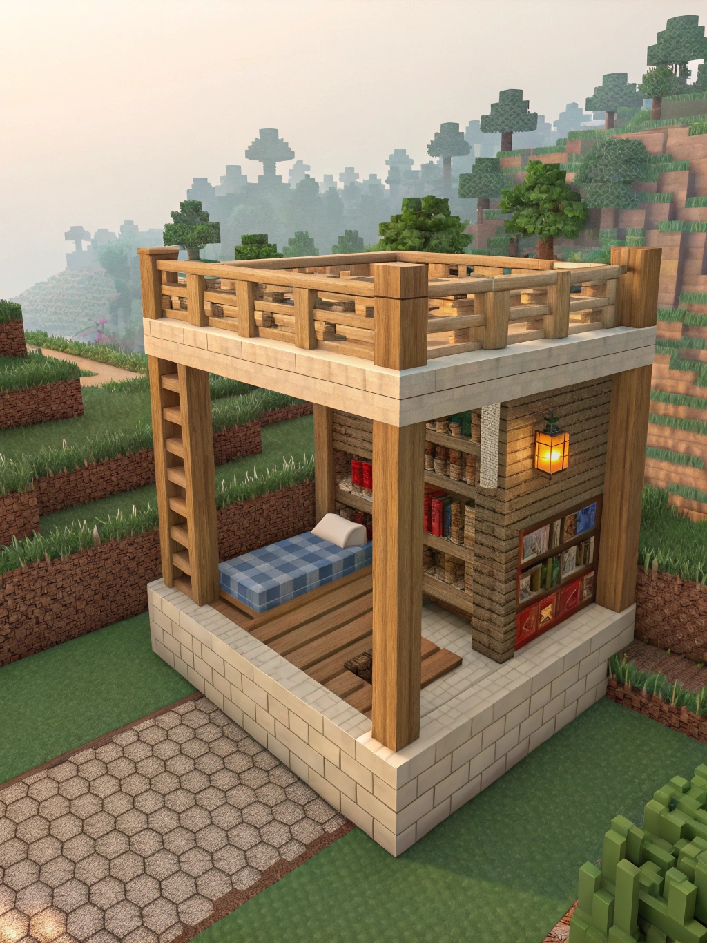 19 Minecraft Bed Designs : Stylish and Cozy Sleeping