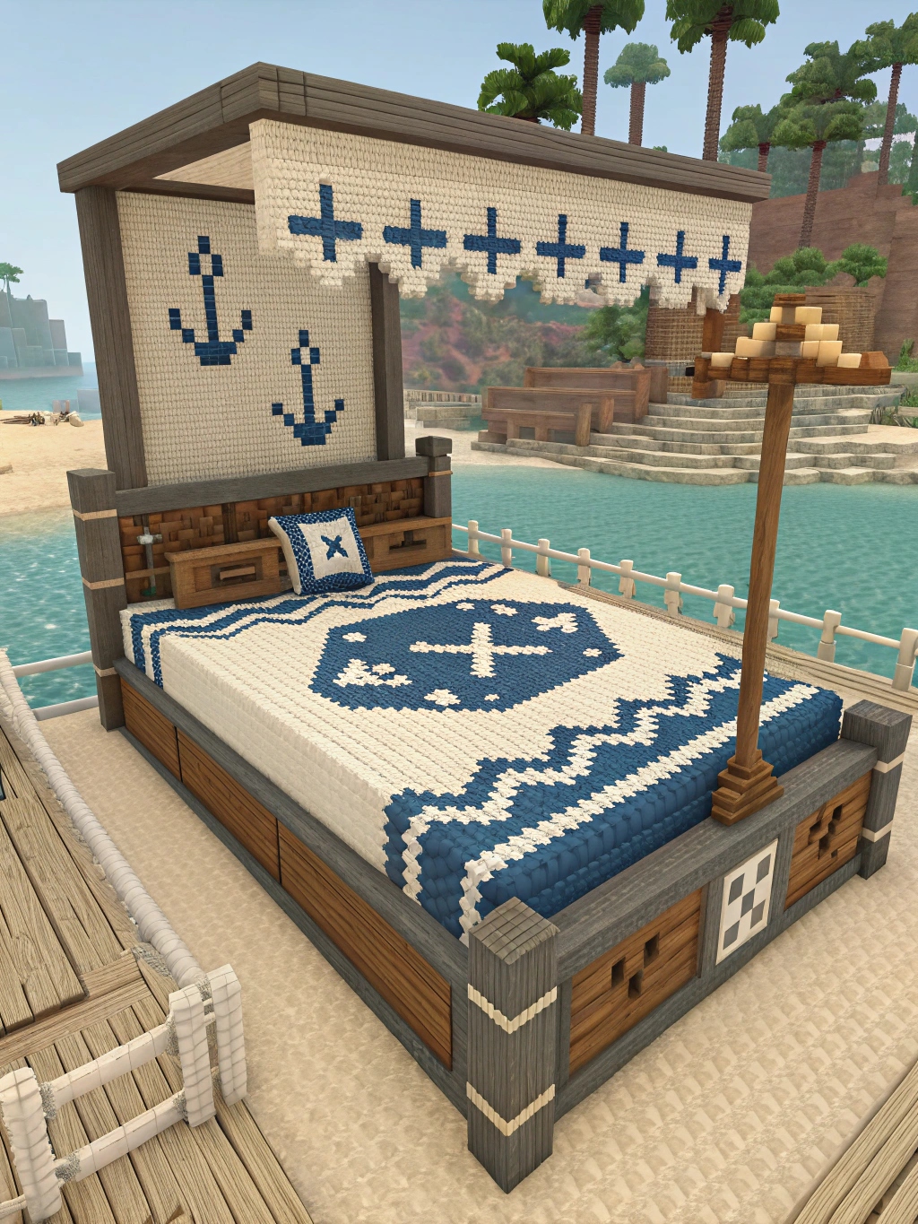 19 Minecraft Bed Designs : Stylish and Cozy Sleeping