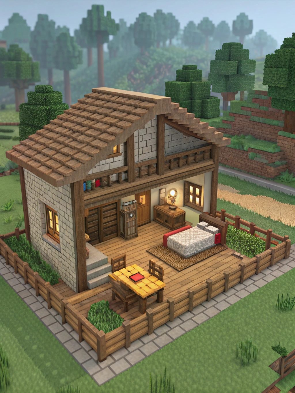 17 Minecraft House Interior Ideas : Decorate Like a Pro