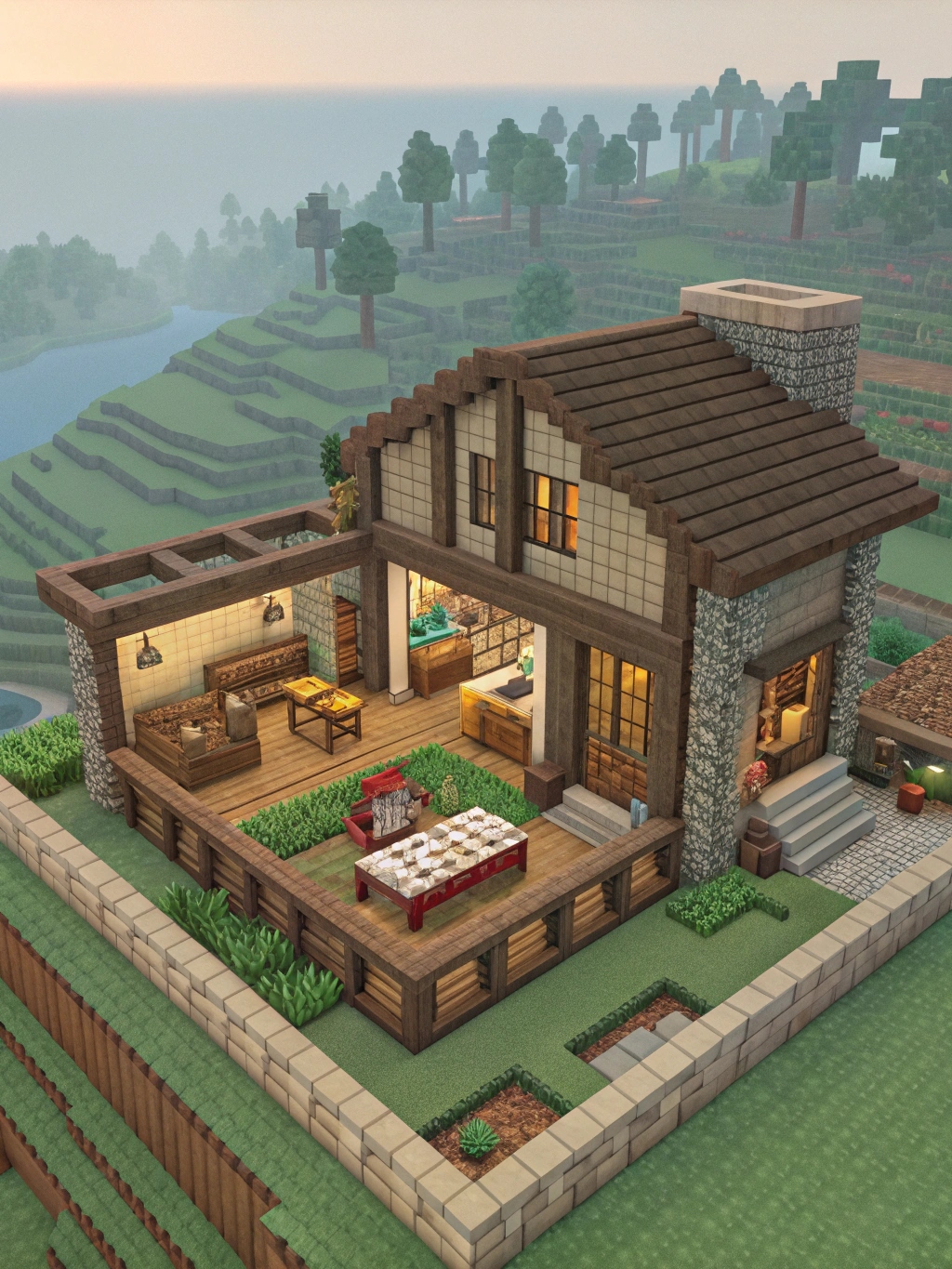 17 Minecraft House Interior Ideas : Decorate Like a Pro