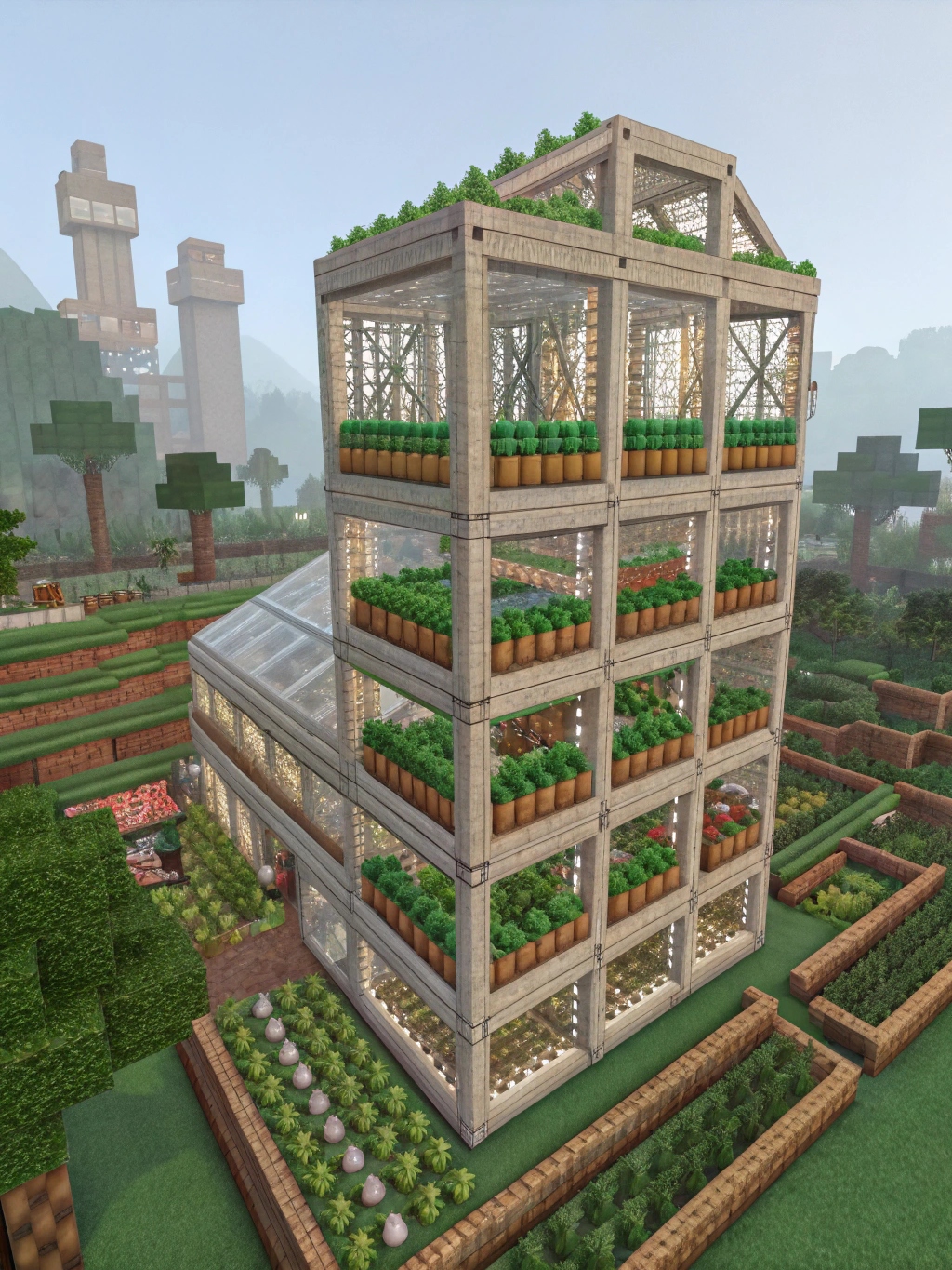 13 Minecraft Greenhouse Ideas: Grow Your Crops