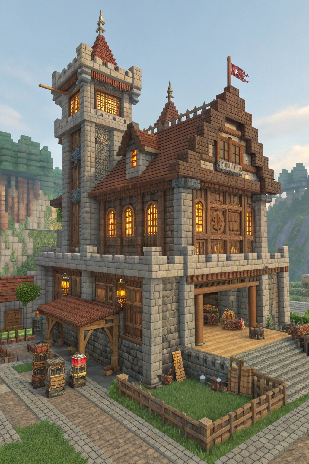 19 Villager Trading Hall Ideas for Minecraft