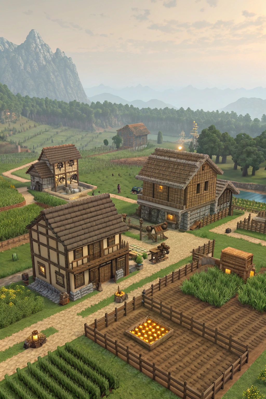 11 Best Minecraft Town Ideas: Best Buildings & Design Tips