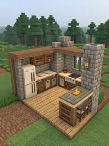 15 Minecraft Kitchen Ideas : Stylish and Functional Designs
