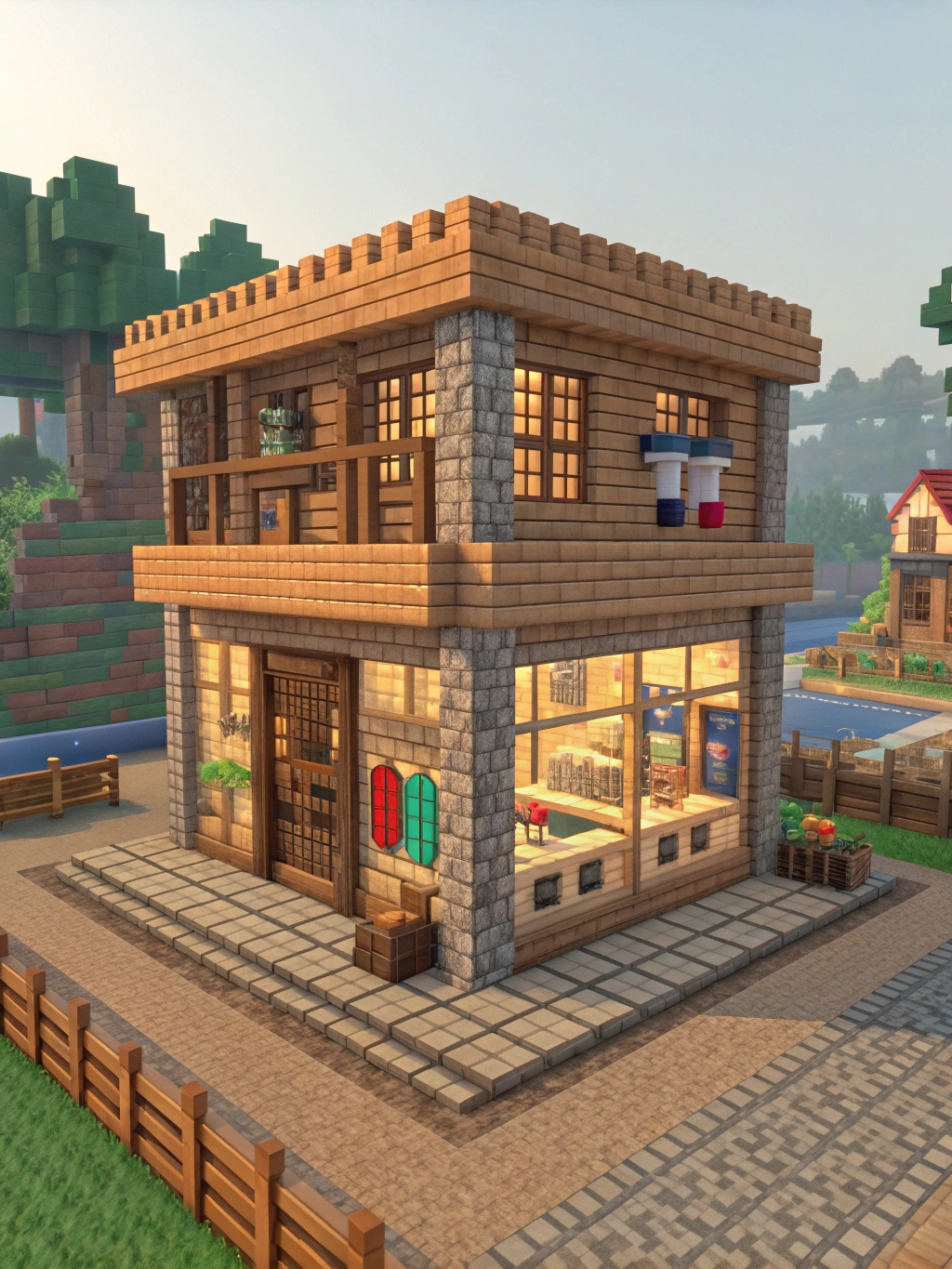 15 Minecraft Shops Ideas (2025): Design Your Town