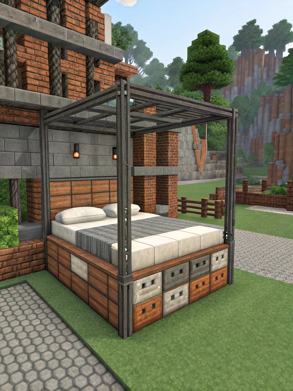 19 Minecraft Bed Designs : Stylish and Cozy Sleeping