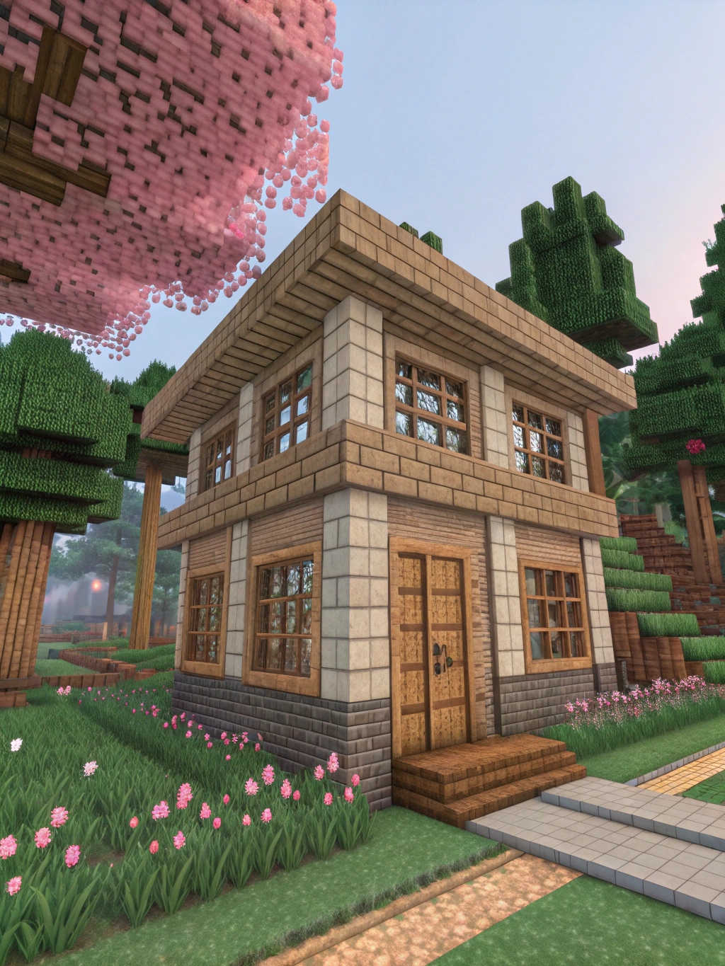 16 Cherry Blossom House Minecraft Builds: Create Yours Now