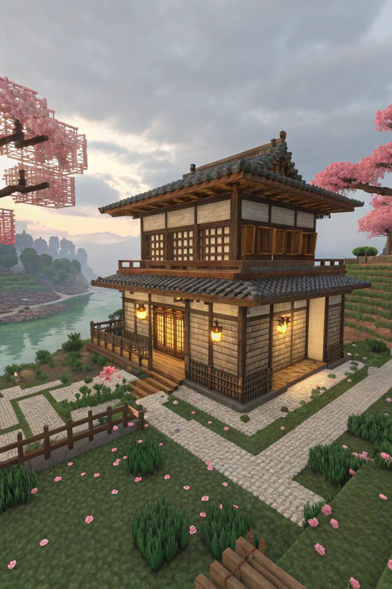 12 Cherry Blossom House Minecraft Builds: Pink Paradise Awaits