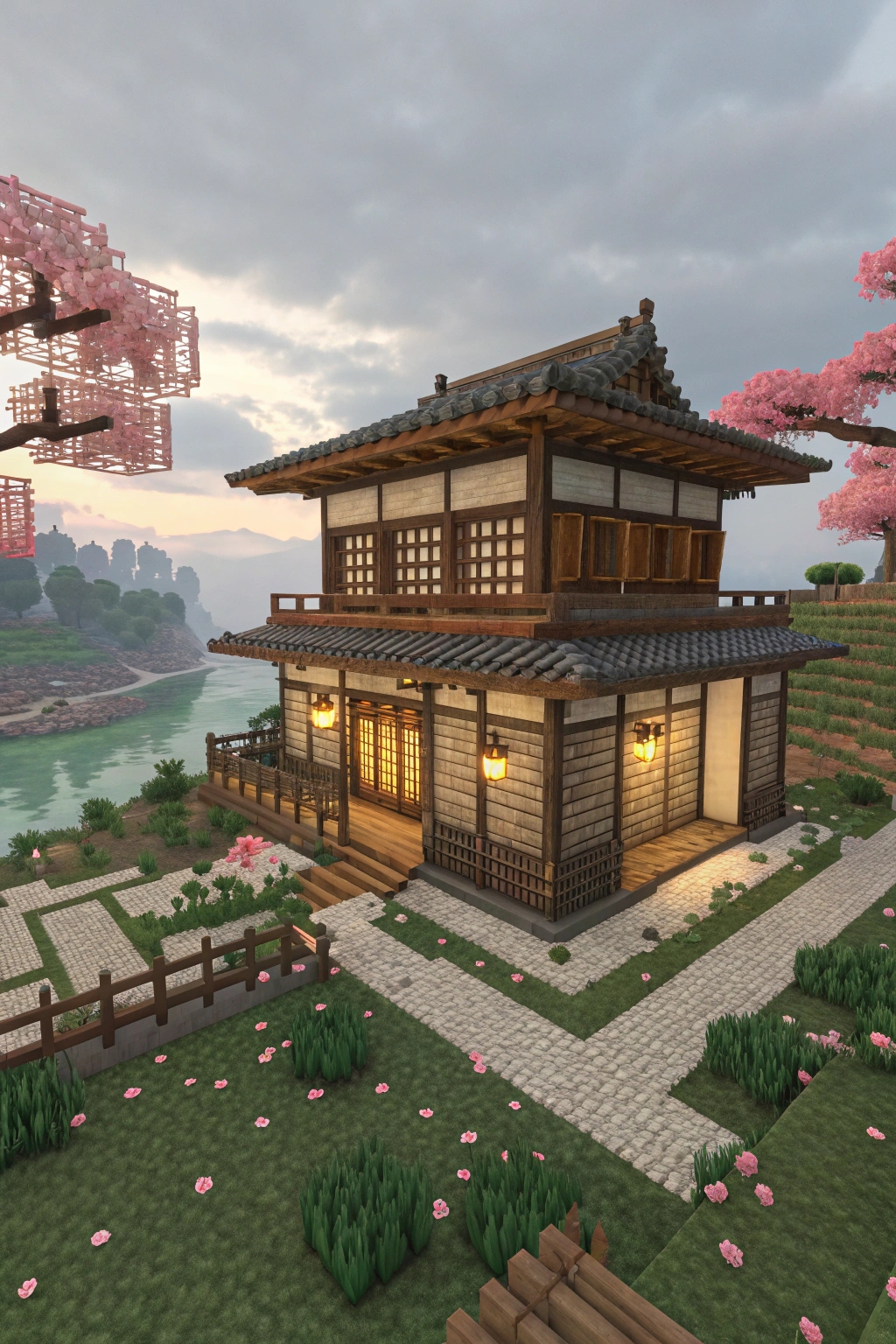 12 Cherry Blossom House Minecraft Builds: Pink Paradise Awaits