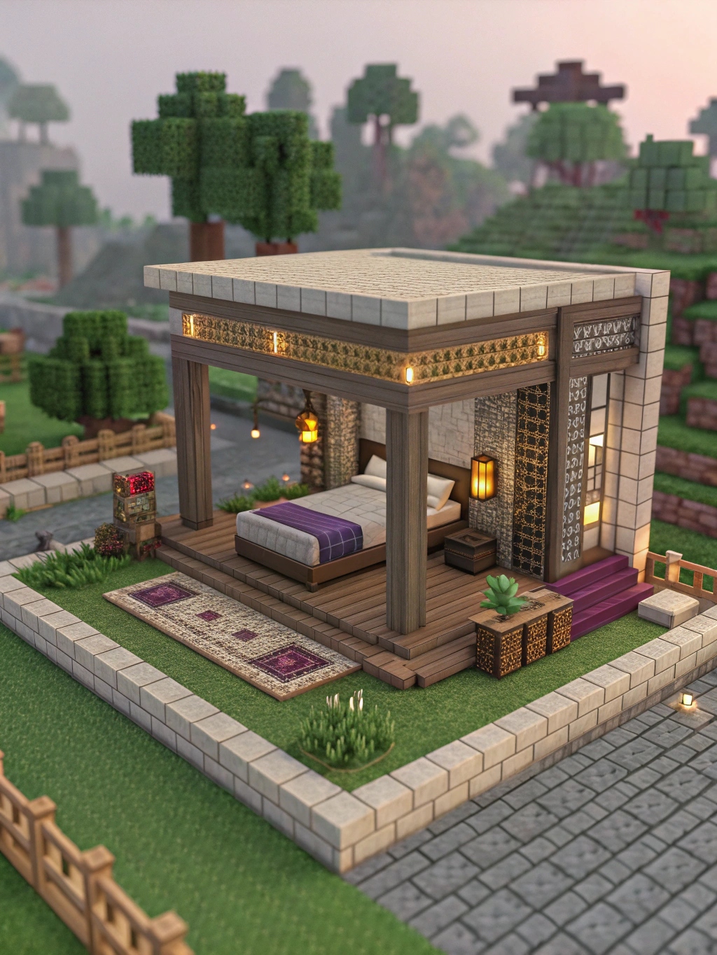 19 Minecraft Bed Designs : Stylish and Cozy Sleeping