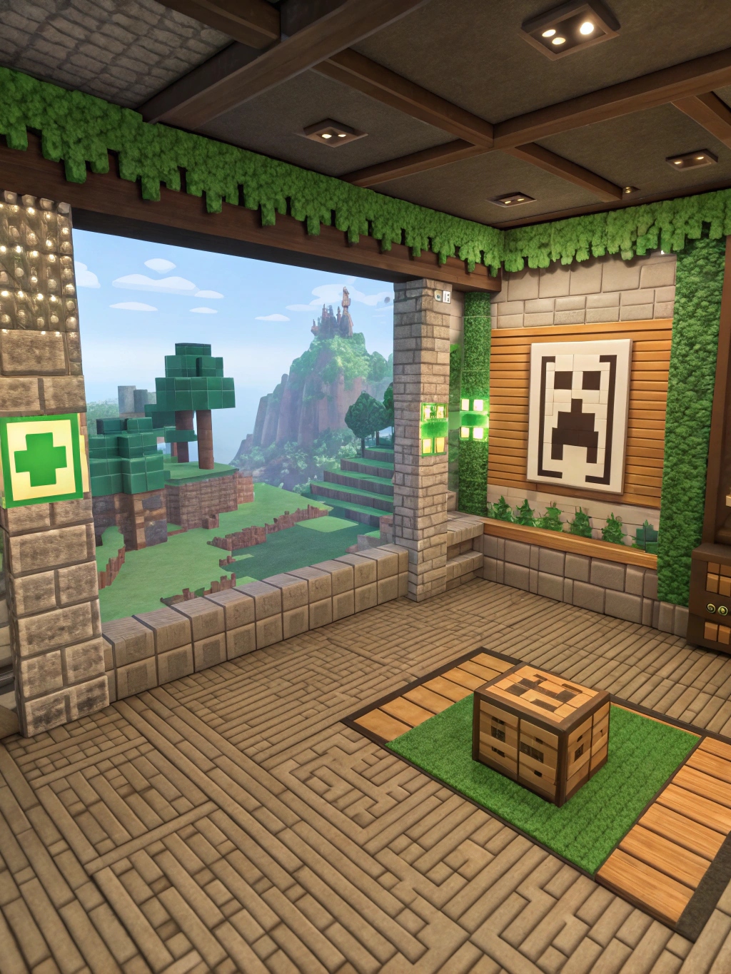 17 Minecraft Wallpaper Ideas : Decorate Your Home in Style